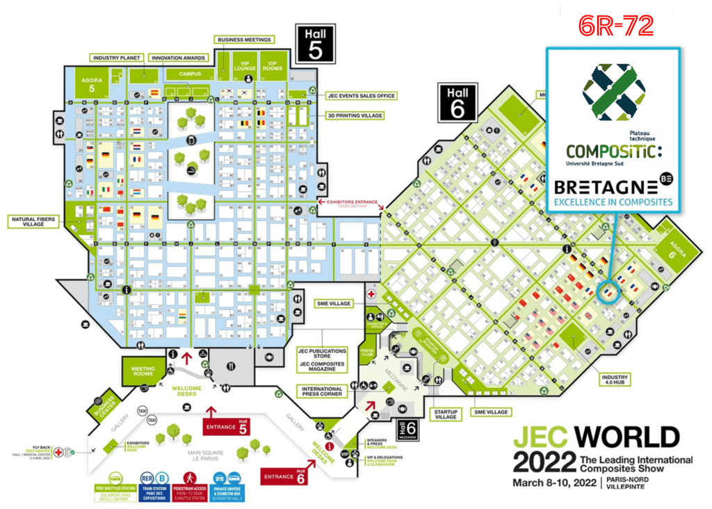 ComposiTIC au salon JEC World à Paris du 3-5 Mai 2022 - Compositic